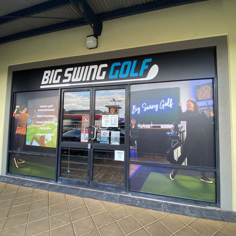 Big swing virtual golf Northmead - Entry signs - Sign Syndicate